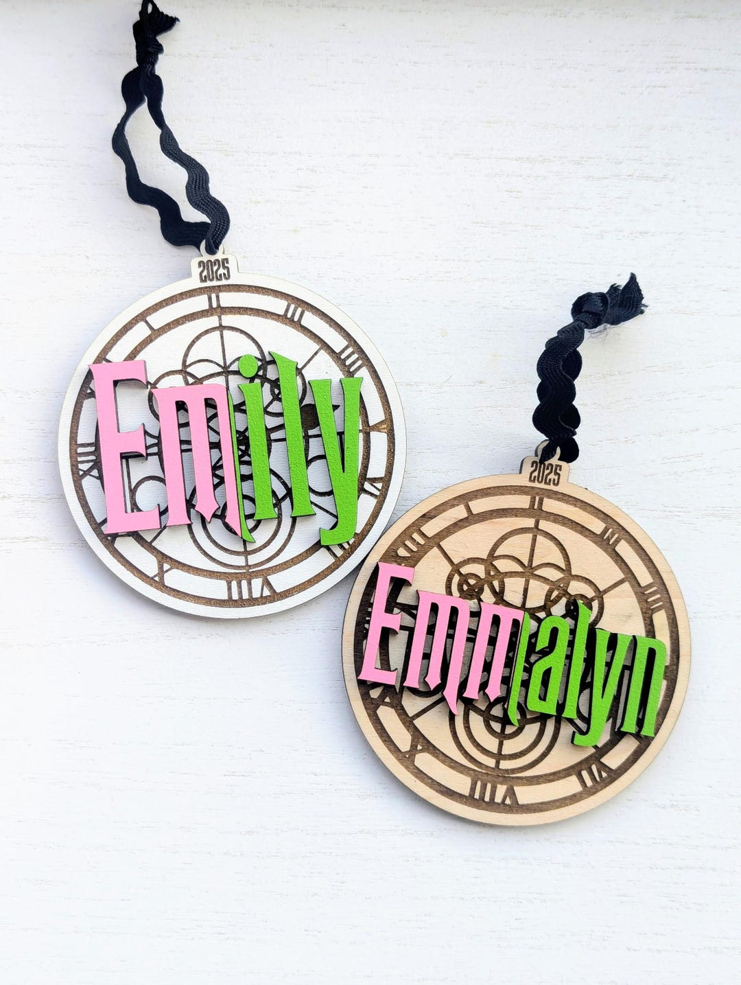 Personalized Clock Ornament — Wicked Inspired Holiday Keepsake - Etsy