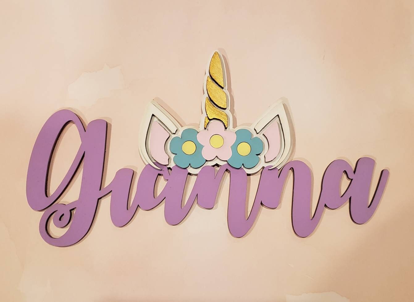 Personalized Unicorn Name Sign unicorn Decor unicorn Door - Etsy