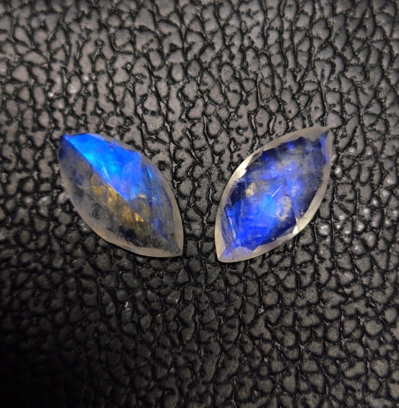 Rainbow Moonstone Cut Gemstone-moonstone Cut Stones-natural - Etsy UK