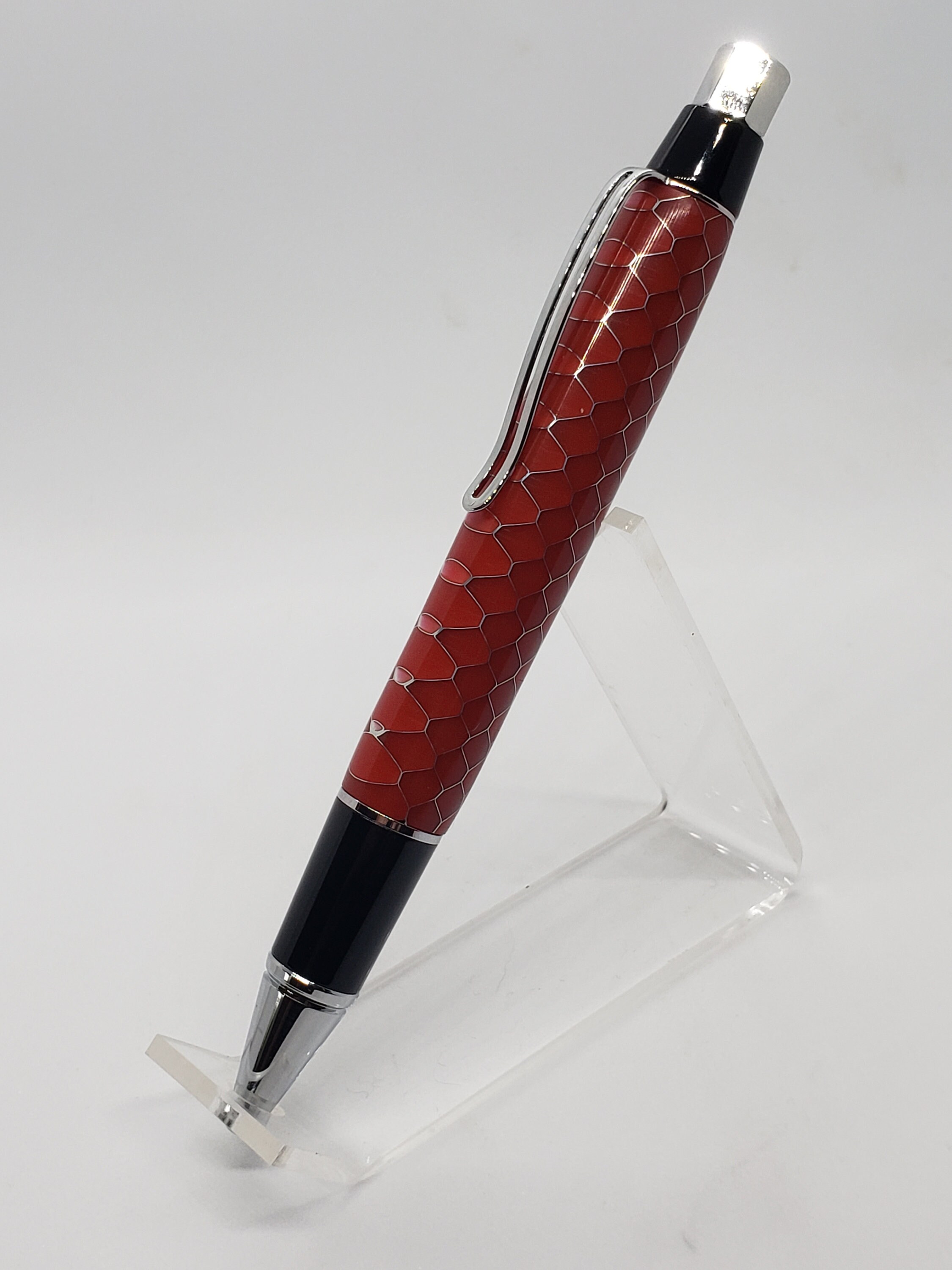 Handcrafted Big Ben Cigar Pen Acrylic and Dyed Maple Burl Perfect Gift ...