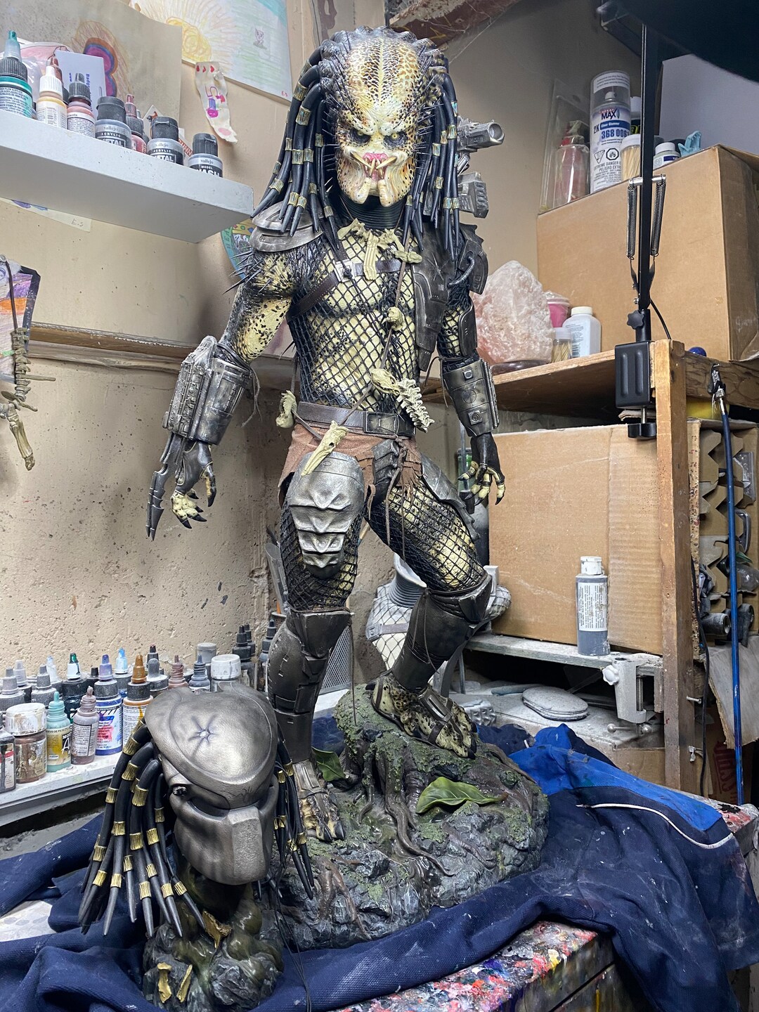 Original Sideshow Predator Maquette Upgraded. - Etsy Canada