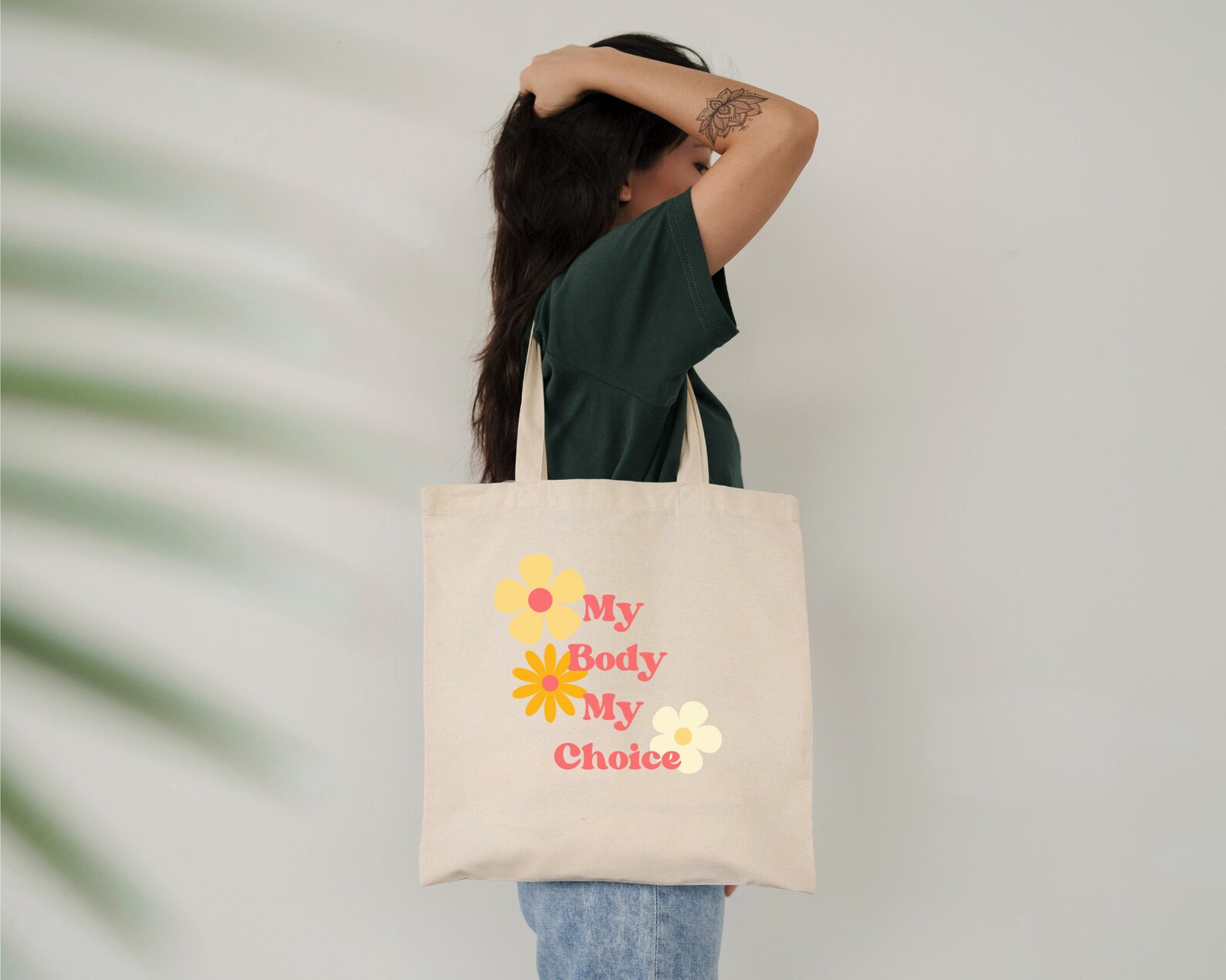 My Body My Choice Tote Bag, Pro Choice Tote Bag, Retro Style Tote Bag ...