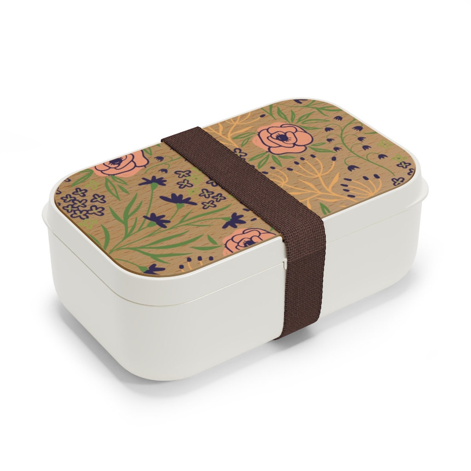 Floral Bento Box, Bento Box, Bento Box for Adults, Adult Bento Box ...