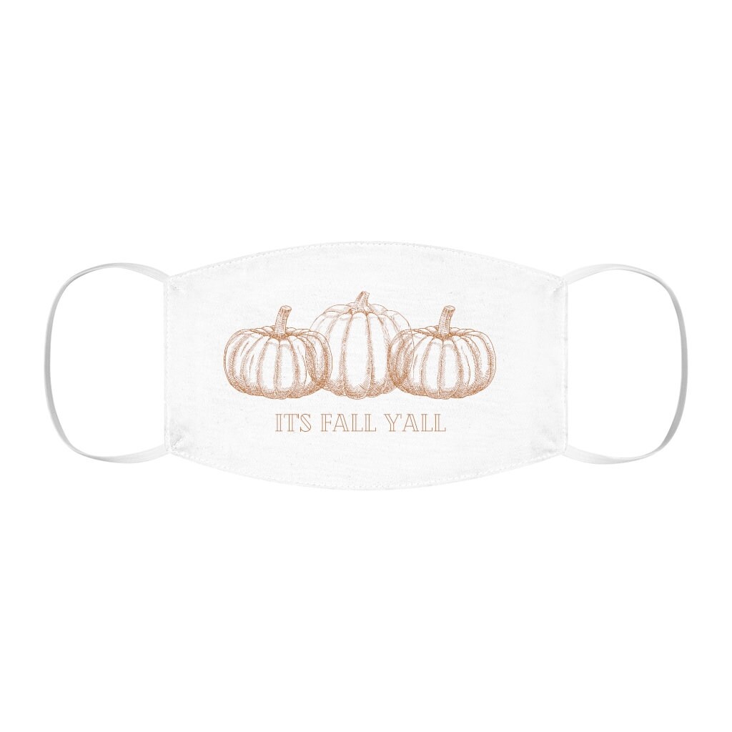It's Fall Y'all Mask | Fall Mask | Fall Face Mask | Pumpkin Mask ...