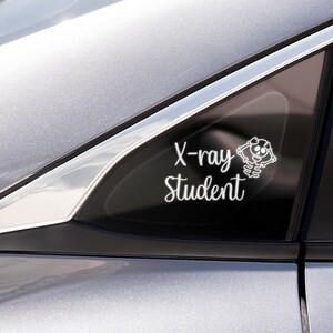 X-ray Student Sticker, Radiography Sticker, X-ray Student Decal, Rad ...