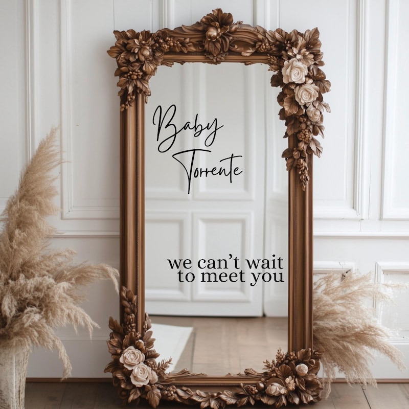 Custom Mirror Decals - Etsy