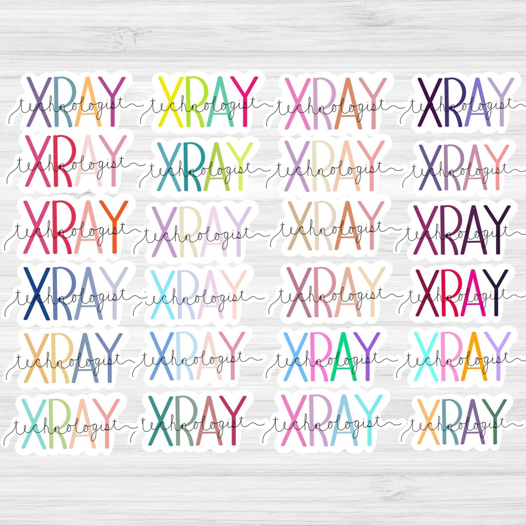 Xray Sticker, Xray Tech Sticker, Xray Student, Xray Technologist, Xray ...