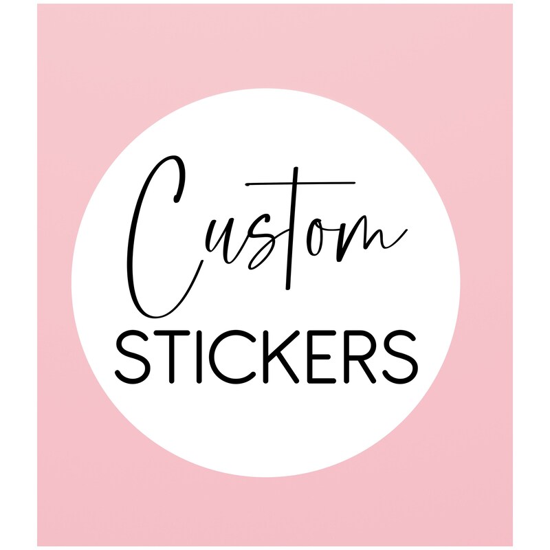 Custom Stickers - Etsy