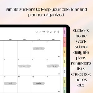 Digital Stickers | Goodnotes Digital Stickers | Digital Planner ...