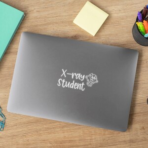 X-ray Student Sticker, Radiography Sticker, X-ray Student Decal, Rad ...