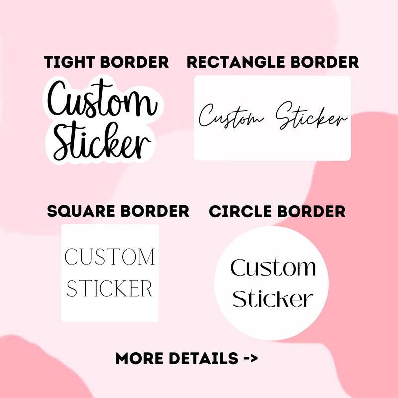 Custom Stickers - Etsy