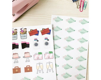 Cute Functional Stickers for Fitness and Workout - Etsy