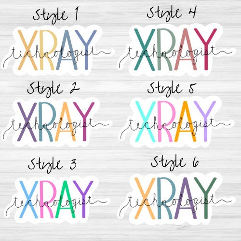 Xray Sticker, Xray Tech Sticker, Xray Student, Xray Technologist, Xray ...