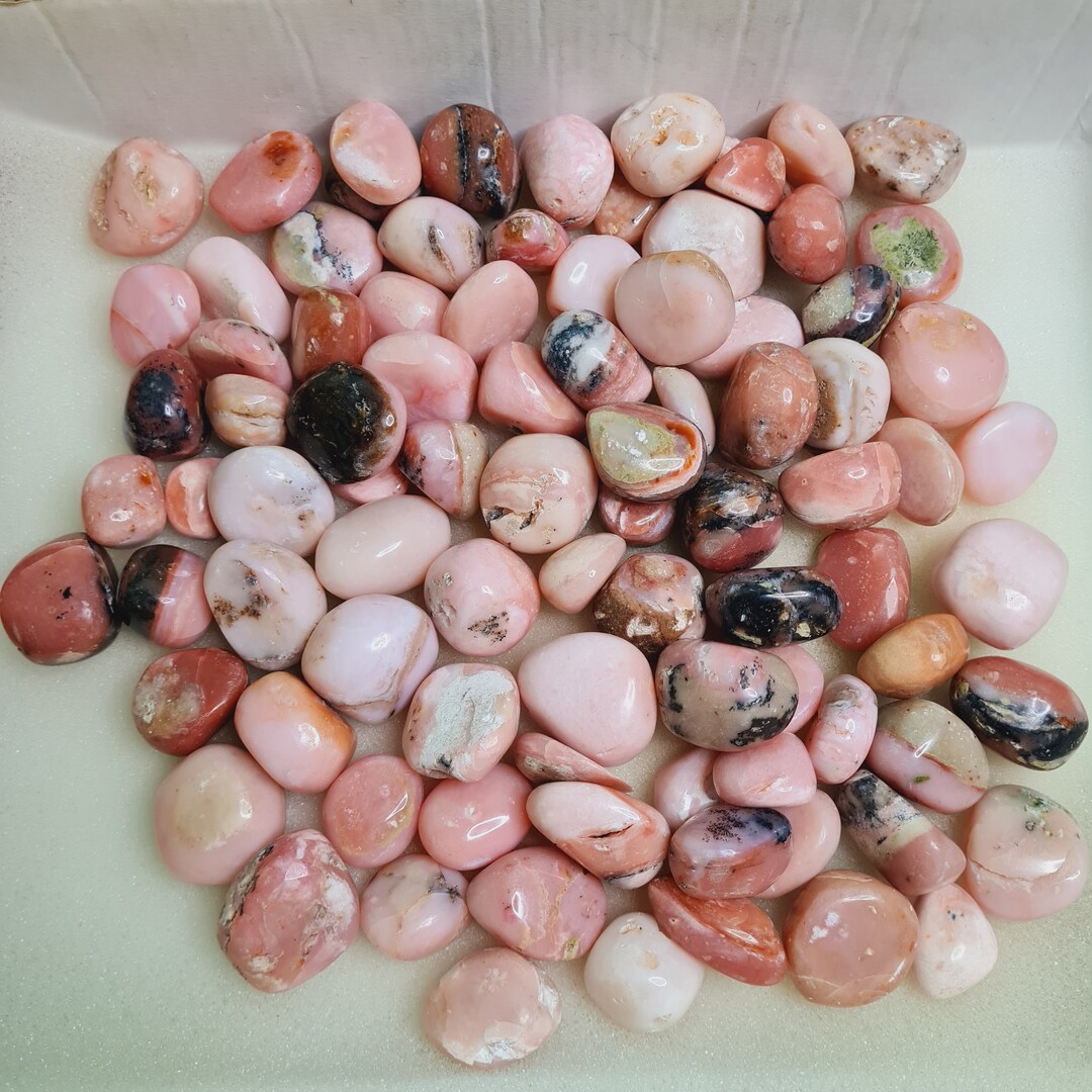 Pink Opal Tumbles Lot 1 Kg Pink Opal Andean Tumblestone - Etsy