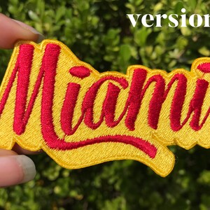 Miami Patch / Custom Colors / Miami Beach Patch - Etsy
