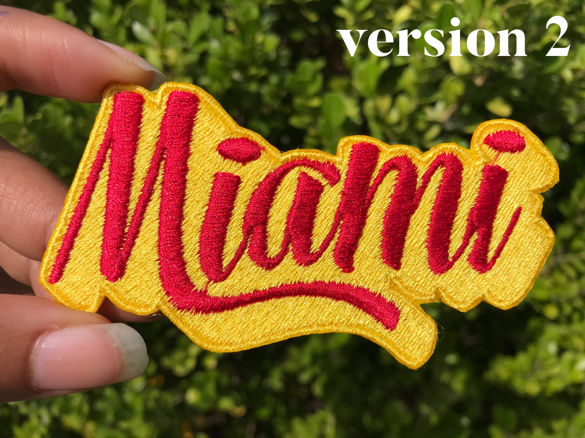 Miami Patch / Custom Colors / Miami Beach Patch - Etsy