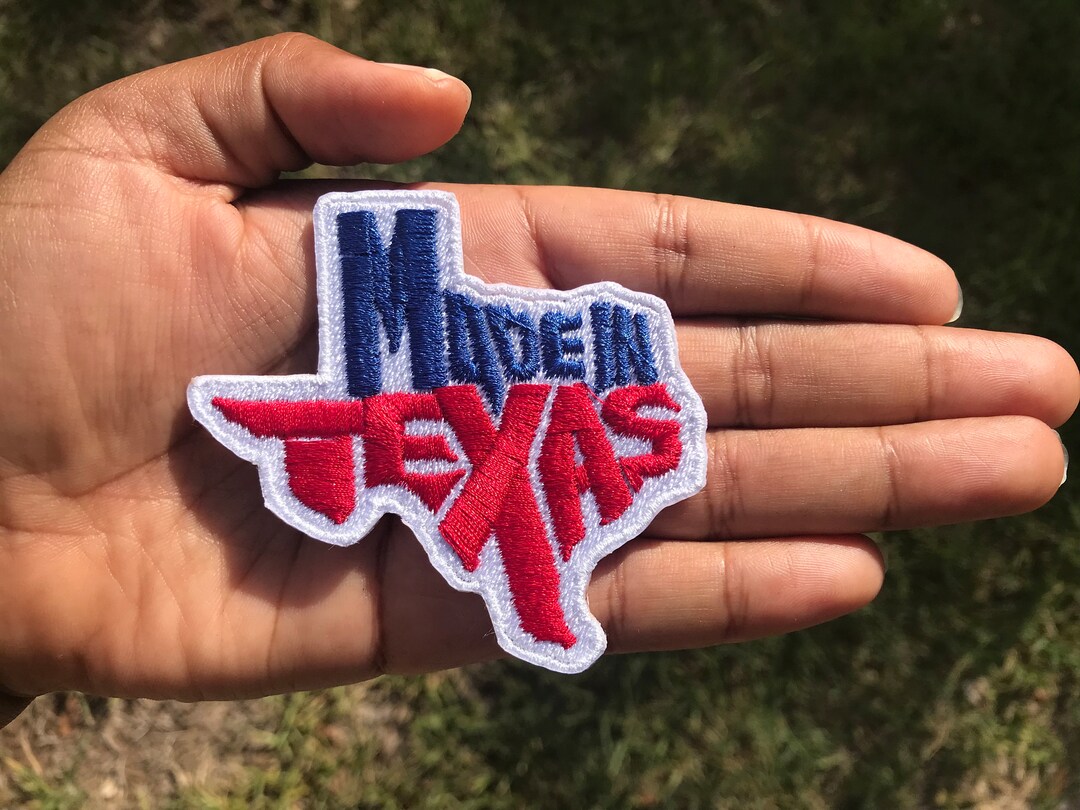 Made in Texas Patch / Custom Colors - Etsy