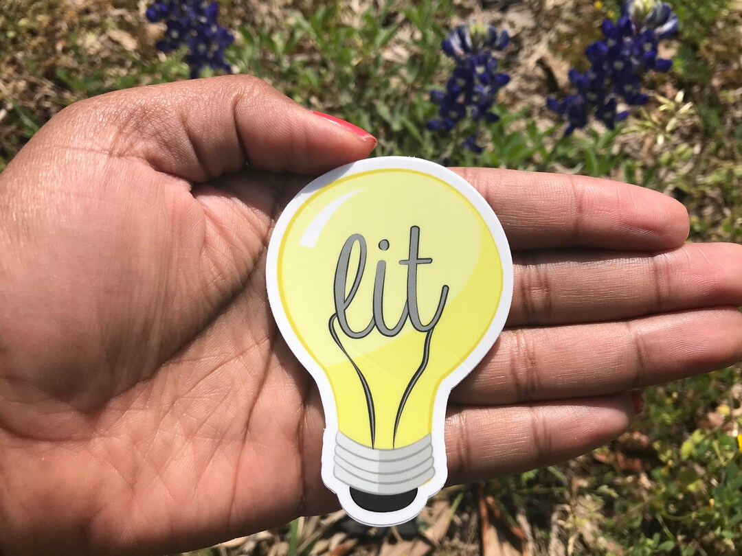 Lit Sticker - Etsy
