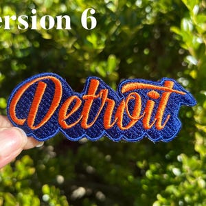 Detroit Patch / Custom Colors - Etsy