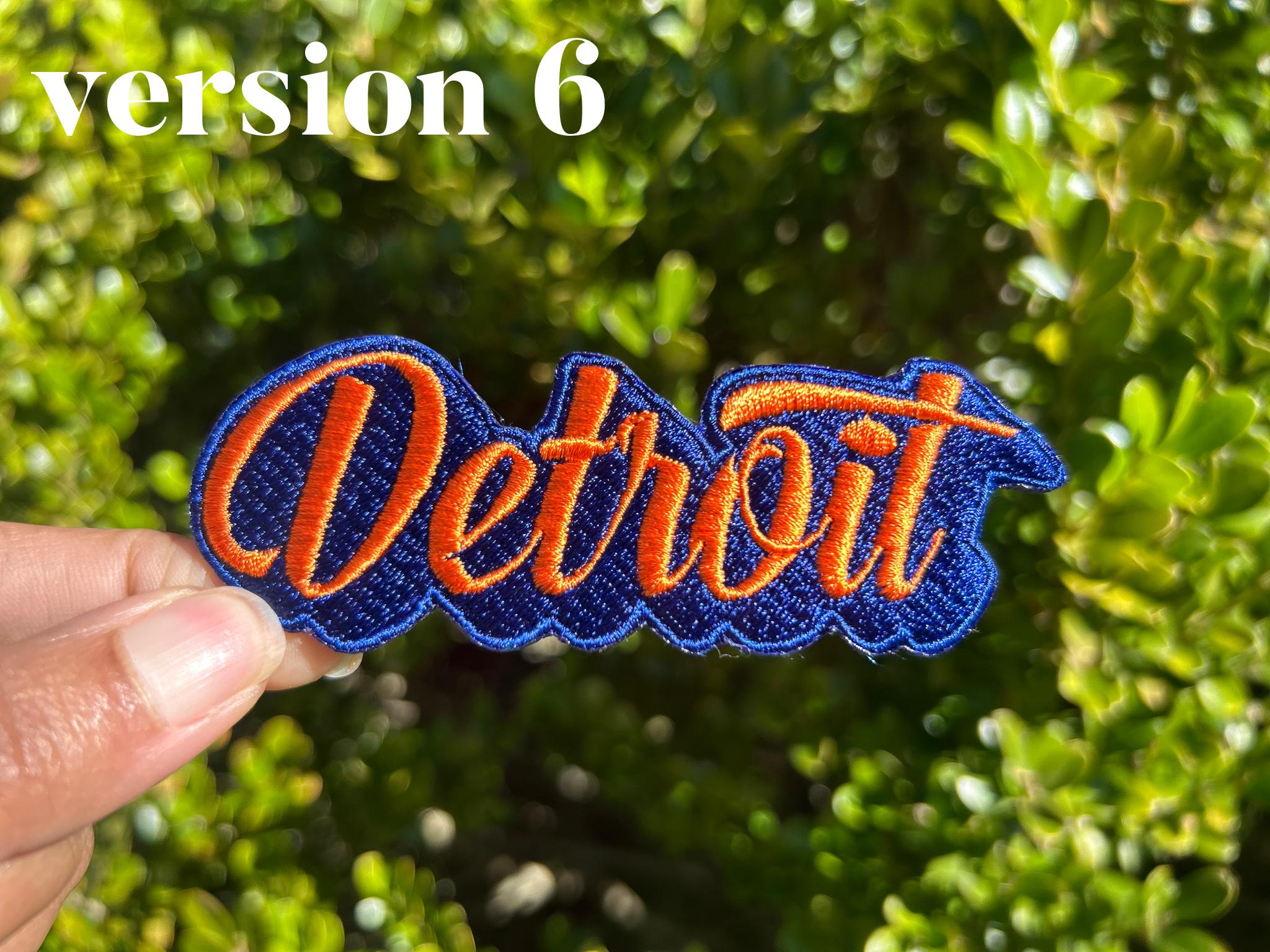 Detroit Patch / Custom Colors - Etsy