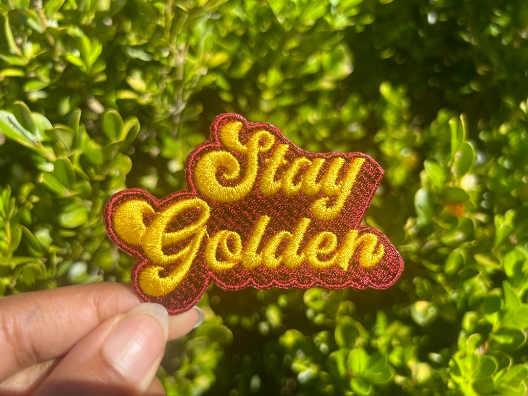 Stay Golden Patch / Custom Colors / Golden Girls / Golden - Etsy