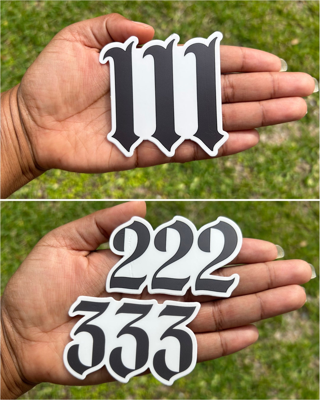 Master Numbers / Angel Numbers / Stickers / 111 / 222 / 333 / 444 / 555 ...