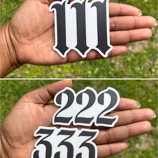 555 Decal Stickers - Etsy