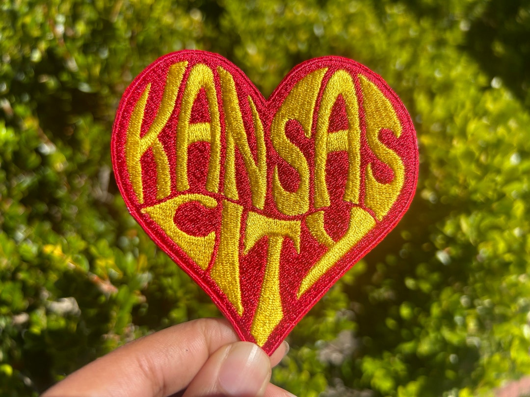 Kansas City Heart Patch / Custom Colors - Etsy