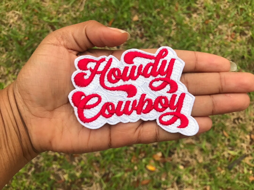 Howdy Cowboy Patch / Custom Colors - Etsy