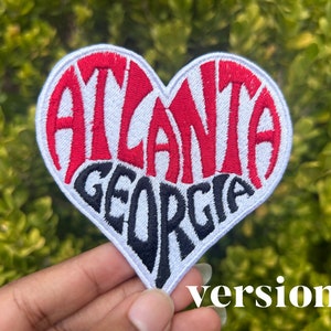 Atlanta Georgia Patch / Custom Colors - Etsy