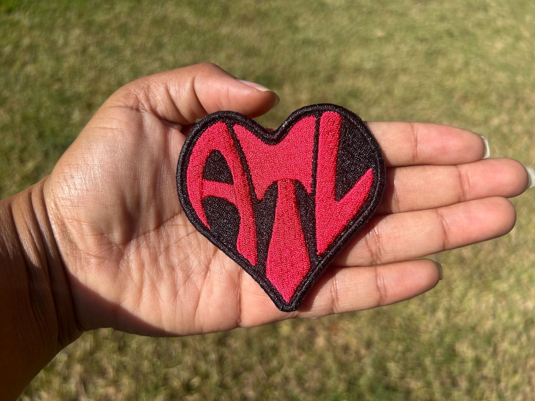 ATL Heart Patch / Custom Colors - Etsy