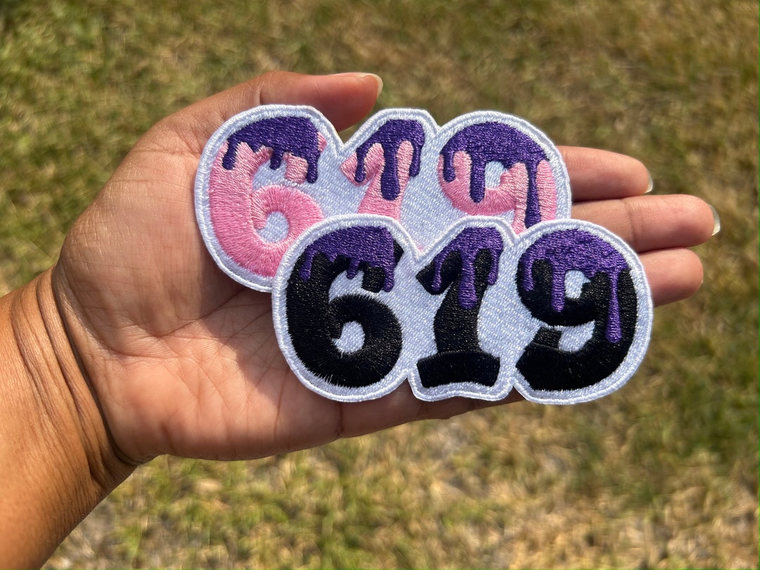 San Diego Area Code 619 Patch - Etsy