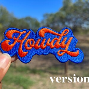 Howdy Patch / Custom Colors - Etsy