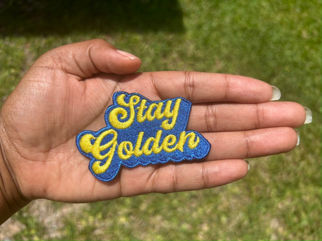 Stay Golden Patch / Custom Colors / Golden Girls / Golden - Etsy