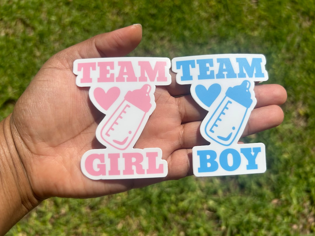 Team Boy / Team Girl Sticker - Etsy