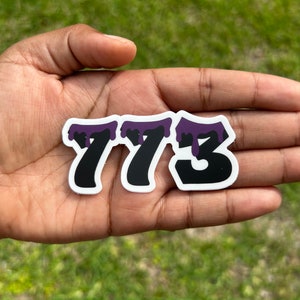 Chicago Area Code 773 Sticker - Etsy