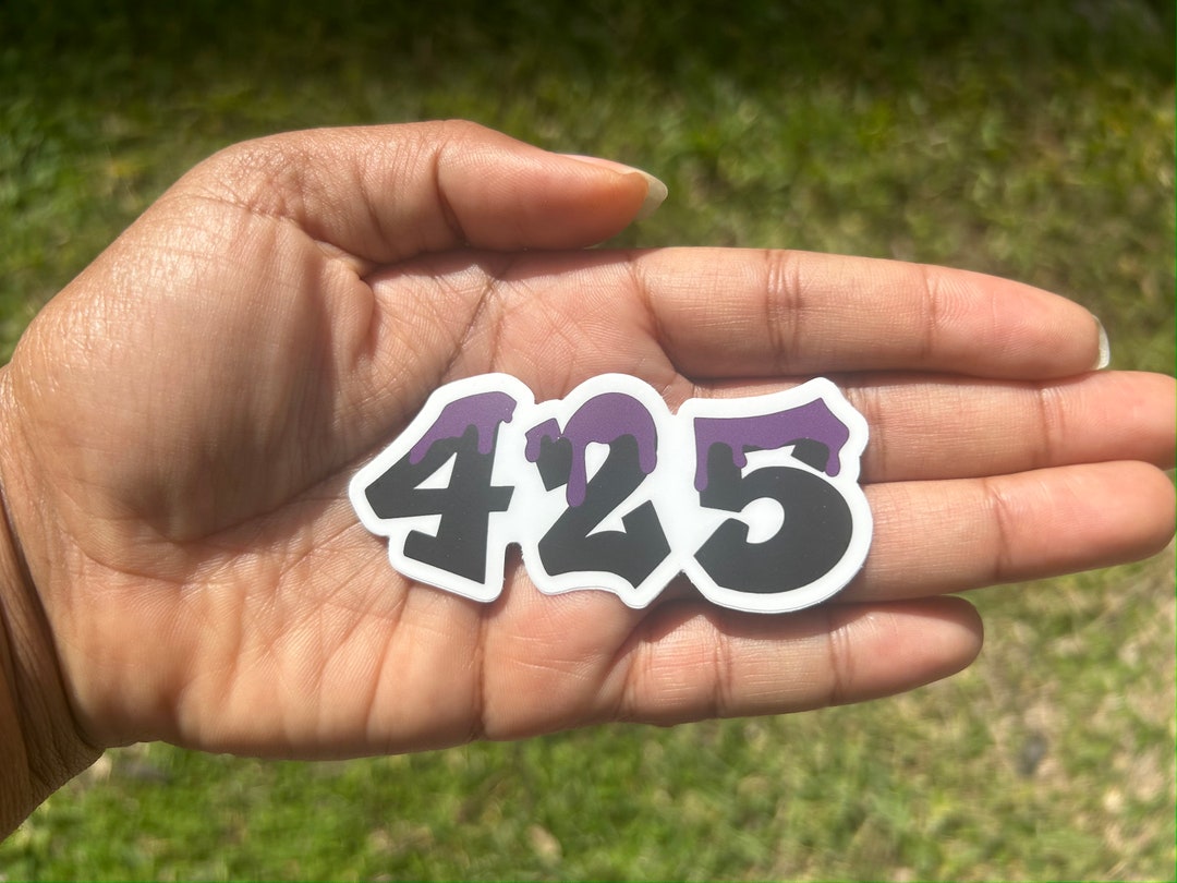 425 Area Code Sticker - Etsy
