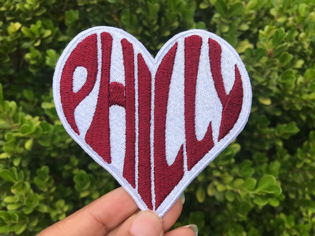 Philly Heart Patch / Custom Colors - Etsy