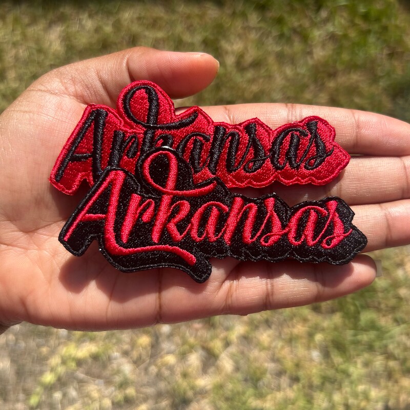 Razorback Applique - Etsy