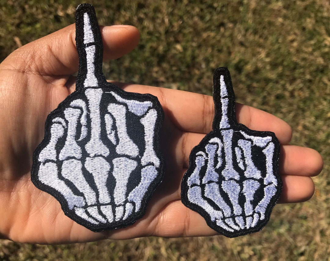 Middle Finger Patch - Etsy