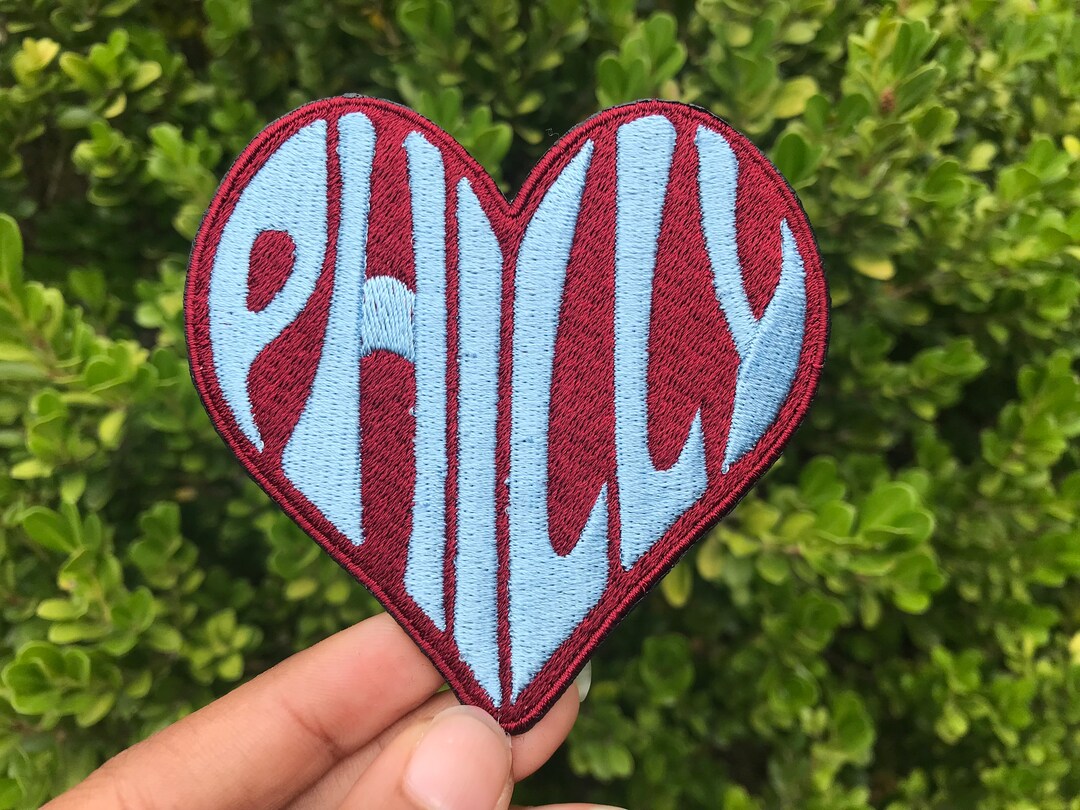 Philly Heart Patch / Custom Colors - Etsy