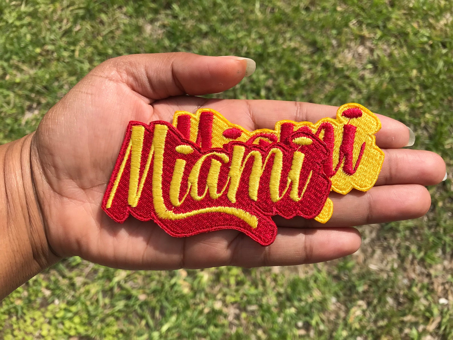 Miami Patch / Custom Colors / Miami Beach Patch - Etsy