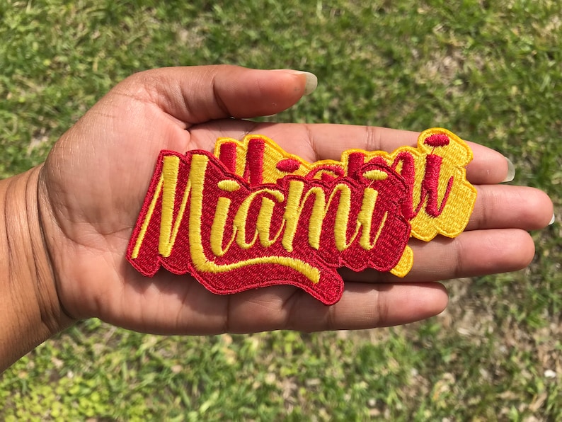 Miami Patch / Custom Colors / Miami Beach Patch - Etsy