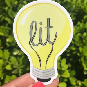 Lit Sticker - Etsy