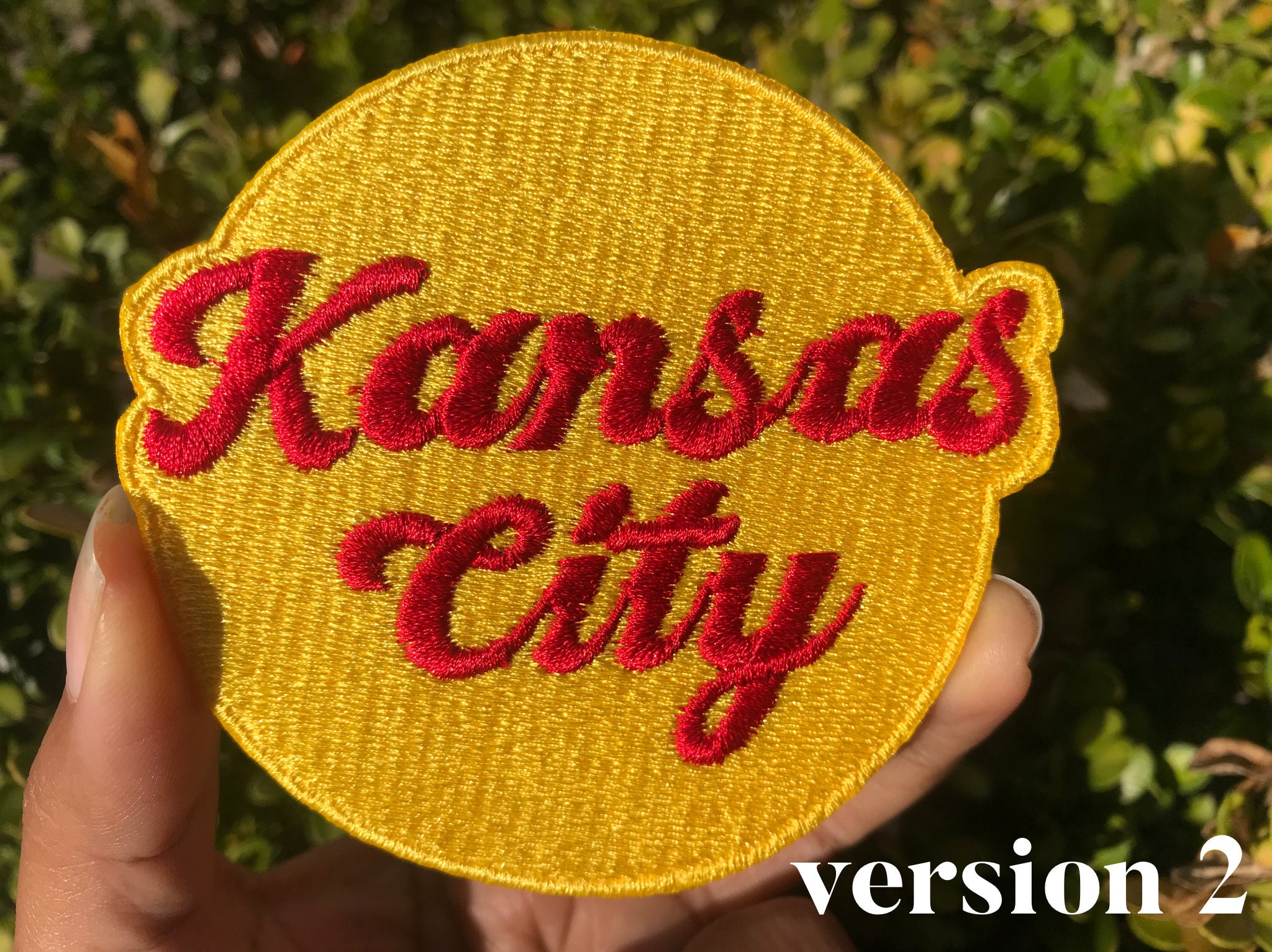 Kansas City Patch / Custom Colors - Etsy
