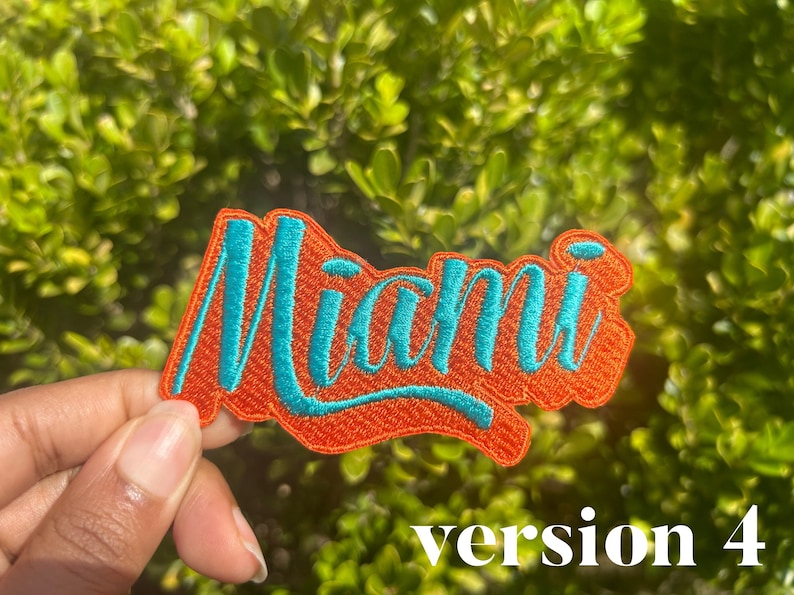 Miami Patch / Custom Colors / Miami Beach Patch - Etsy