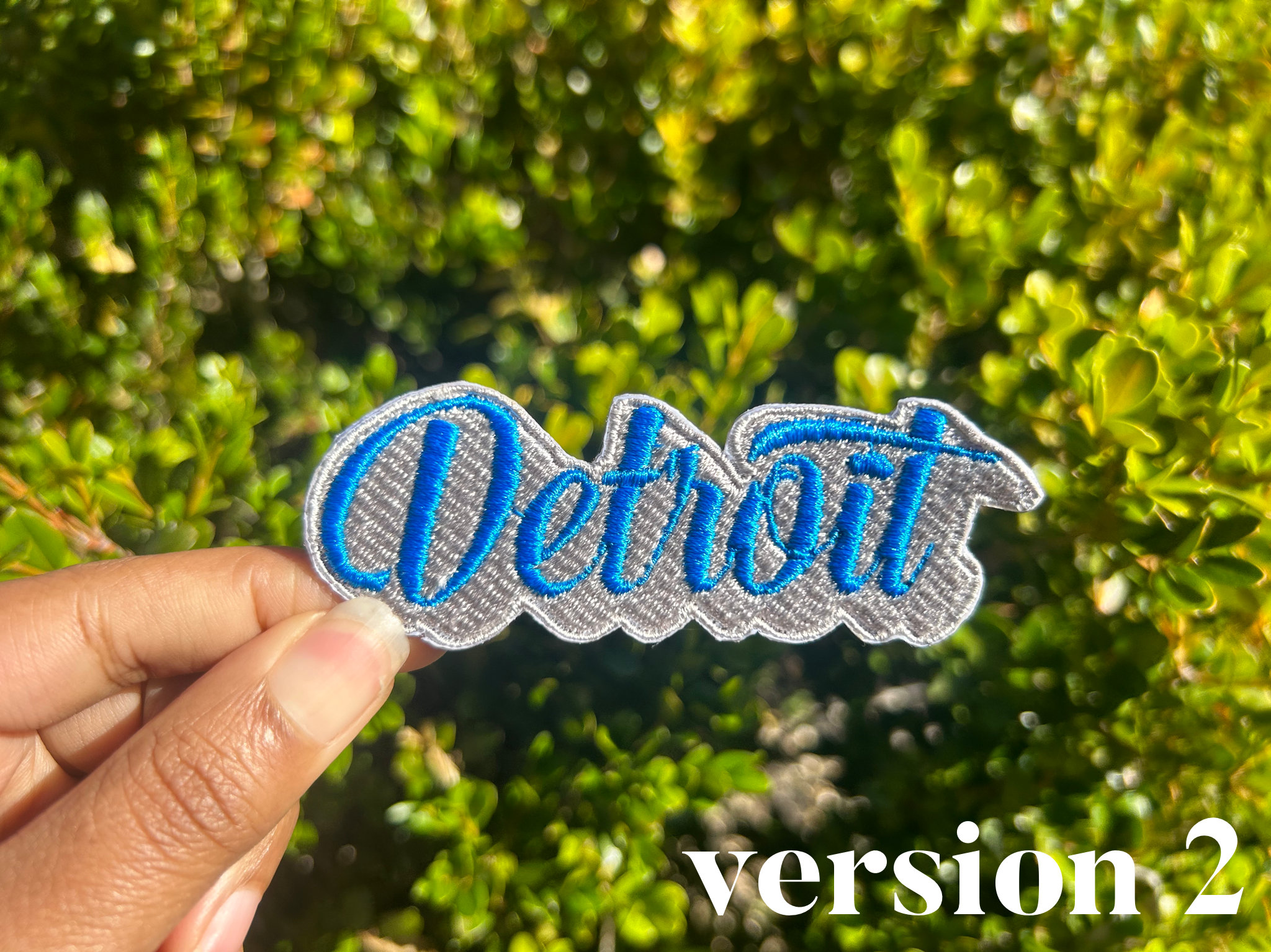 Detroit Patch / Custom Colors - Etsy