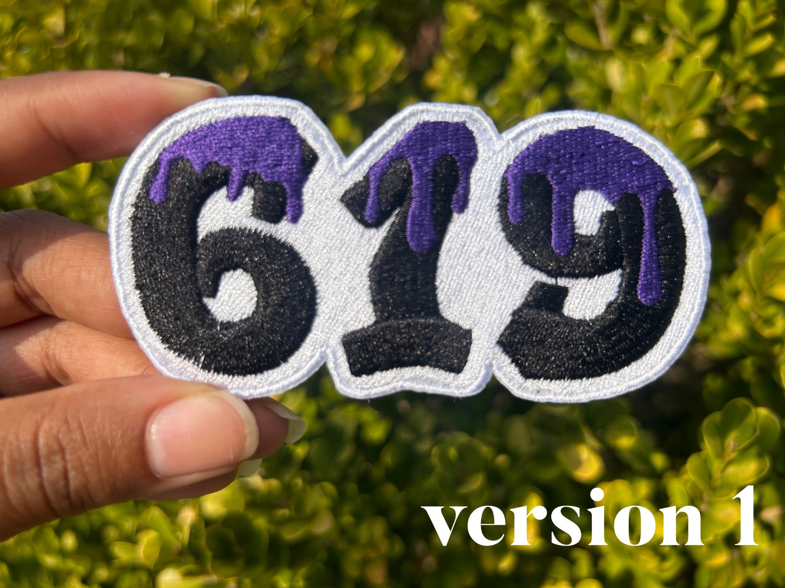 San Diego Area Code 619 Patch - Etsy