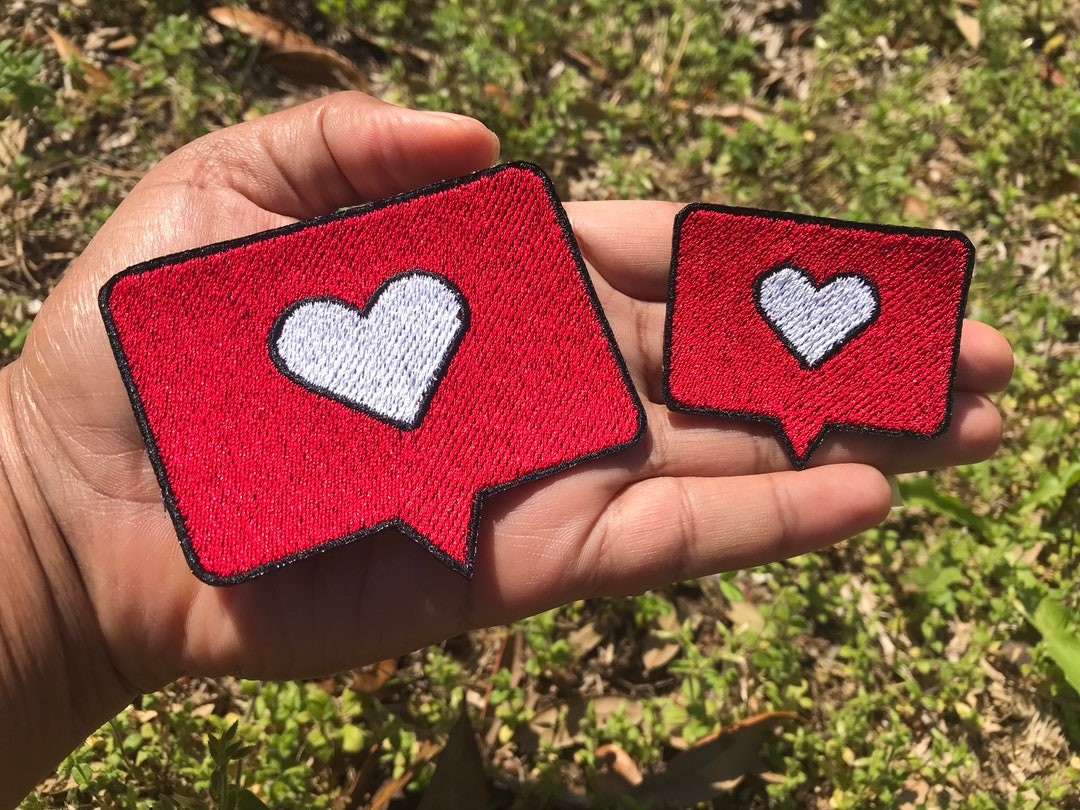 Heart Icon Patch / Custom Colors - Etsy