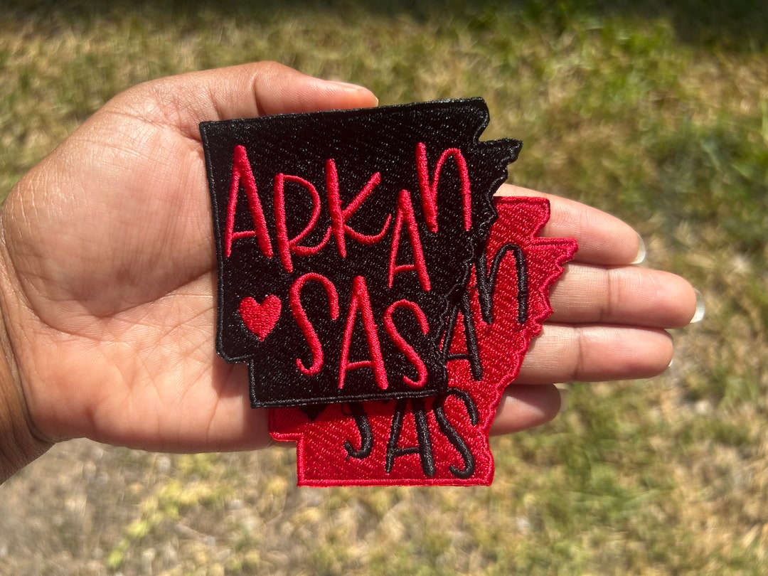 Arkansas Patch / Custom Colors / Arkansas State - Etsy